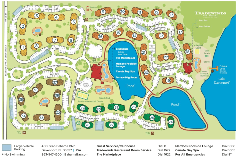 Maps, pics & floor plan – BAHAMA BAY HIDEAWAY